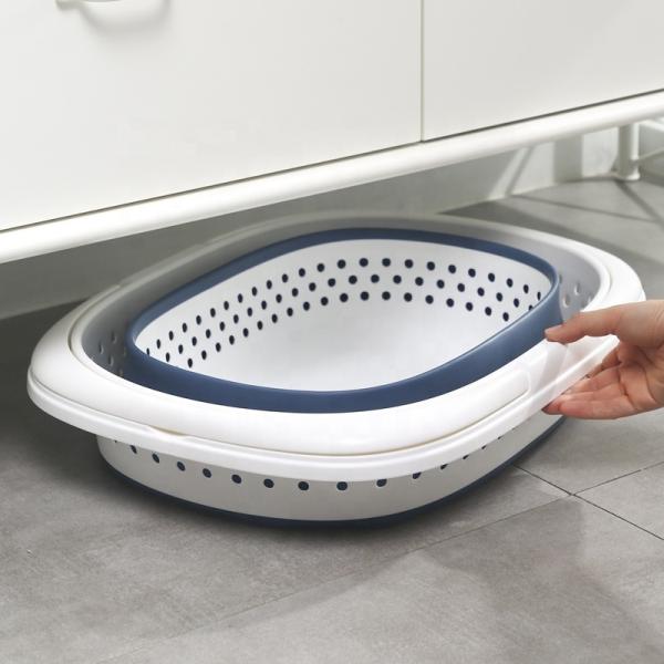 Quality Large Capacity Foldable Household Laundry Storage Basket Bathroom Laundry Basket for sale