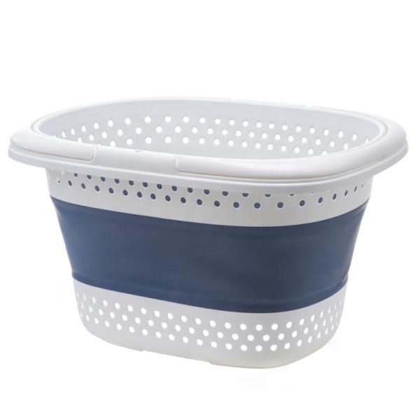 Quality Large Capacity Foldable Household Laundry Storage Basket Bathroom Laundry Basket for sale