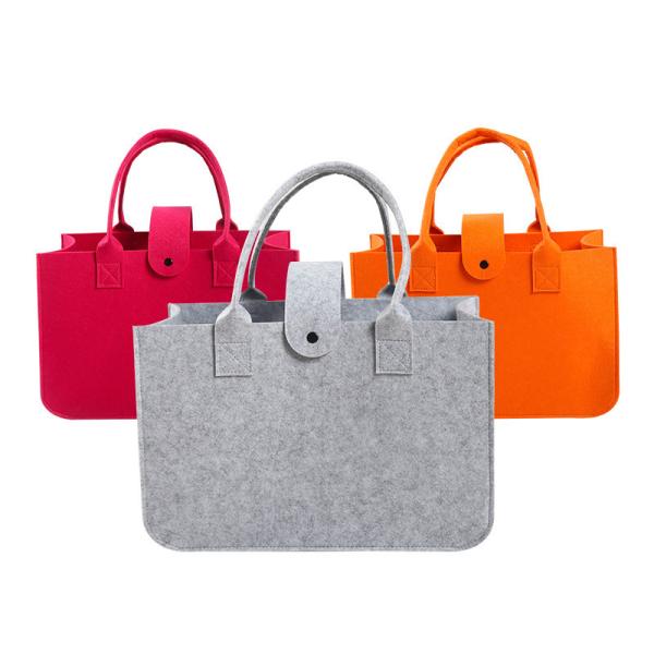 Quality Felt Handbag Large Capacity Gift Box Packaging Handbag Thickened Advertising Exhibition Non-woven Bag for sale