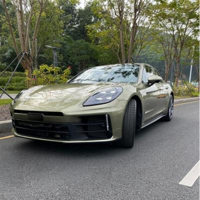 China TPU Painted Olive Green 1.52m*15m Tpu No Glue Dyed Colored PPF Self-healing Car Wrap Wholesale Paint protection Hydrophobic Film for sale