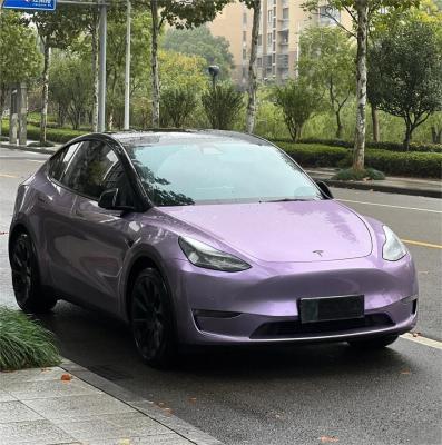 China TPU Spirit Mirror Purple Wholesale Self-healing Coating Color Change Auto Protective Film TPU Material Colorful PPF Car Film for sale