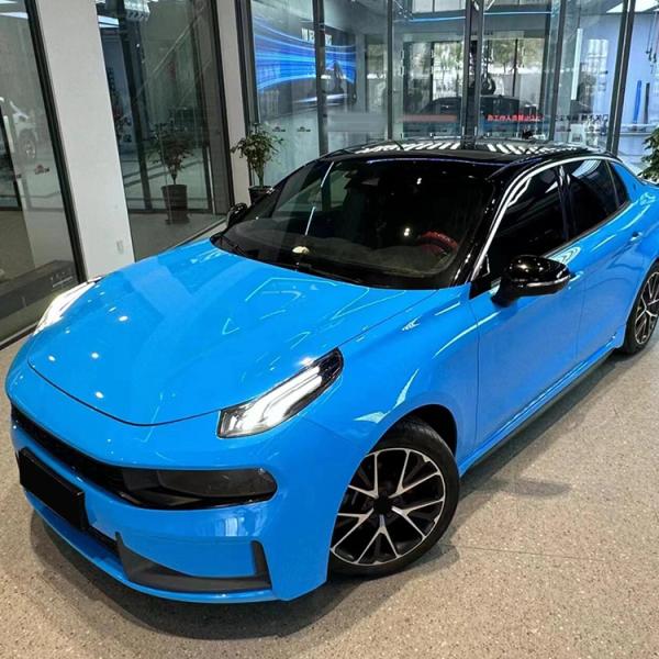 Quality Glossy Crystal Blue Sky Crisp Blue Car Wrap Vinyl  Car Body Stickers Film Color Change for Vehicle Car Wrapping for sale