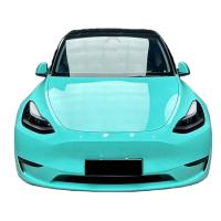 Quality Glossy Crystal Baby Blue Color Change Vinyl Vehicle Film Car Sticker Decal With for sale