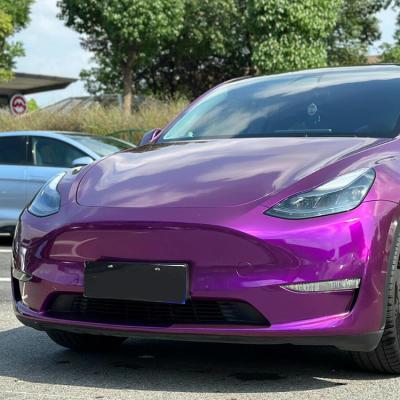 China Metal Paint Purple  the Most Popular Purple  Car Wrap Vinyl  Car Body Stickers Film Color Change for Vehicle Car Wrapping for sale