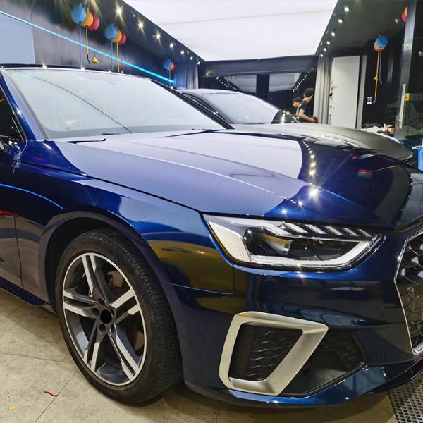 Quality Paint Metal Midnight Cyan Paint Metal Midnight Cyan Car Wrap Vinyl  Car Body Stickers Film Color Change for Vehicle for sale