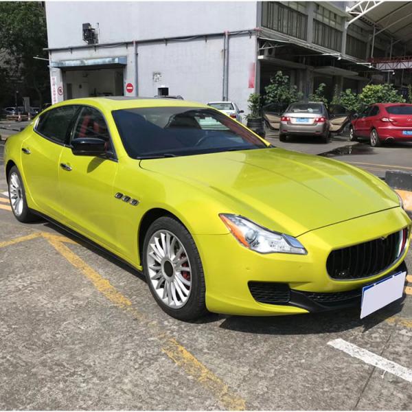 Quality M4 Paint Lemon Yellow Original Car Paint Unique Yellow Car Wrap Vinyl  Car Body Stickers Film Color Change for Vehicle for sale
