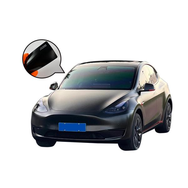 Quality Matte Pure Metal Black Classic Black Car Wrap Vinyl  Car Body Stickers Film Color Change for Vehicle Car Wrapping for sale