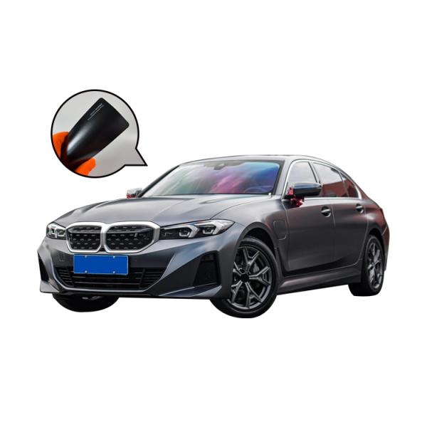 Quality Pure Metal Deep Grey Classic Gray Car Wrap Vinyl  Car Body Stickers Film Color Change for Vehicle Car Wrapping for sale
