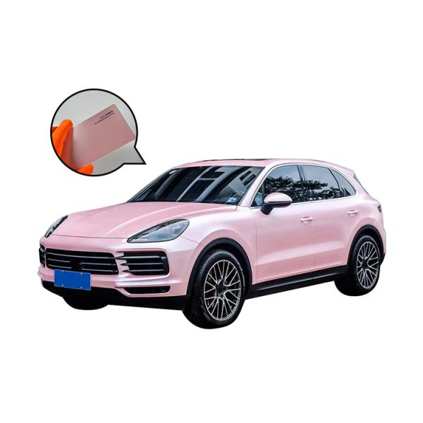 Quality Pure Metal Cherry Pink Fashion pink Car Wrap Vinyl  Car Body Stickers Film Color Change for Vehicle Car Wrapping for sale