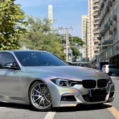 China Glossy Laser Silver 3M Car Wrap Vinyl  Car Body Stickers Film Color Change for Vehicle Car Wrapping for sale