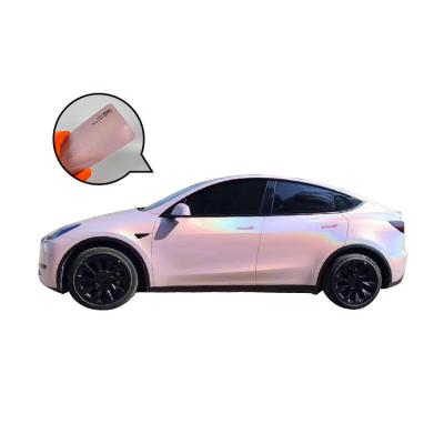 China Glossy Laser Light Pink 3M Car Wrap Vinyl  Car Body Stickers Film Color Change for Vehicle Car Wrapping for sale