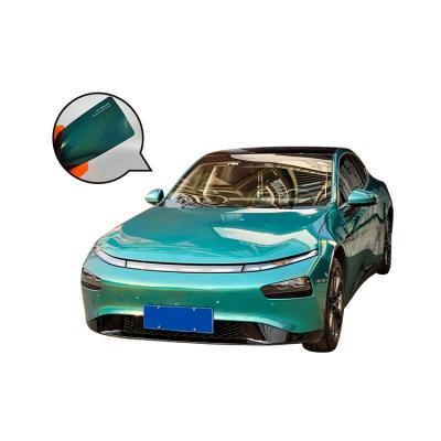 China Glossy Laser Green 3M Car Wrap Vinyl  Car Body Stickers Film Color Change for Vehicle Car Wrapping for sale