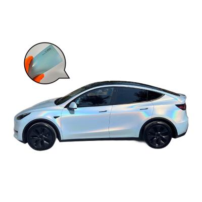China Glossy Laser Sea Blue 3M Car Wrap Vinyl  Car Body Stickers Film Color Change for Vehicle Car Wrapping for sale