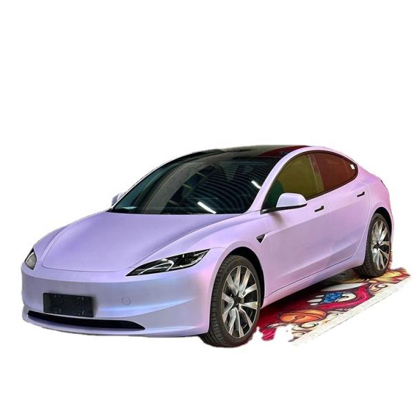 Quality Matte Twin Candy Silver Purple Car Wrap Vinyl  Car Body Stickers Film Color Change for Vehicle Car Wrapping for sale