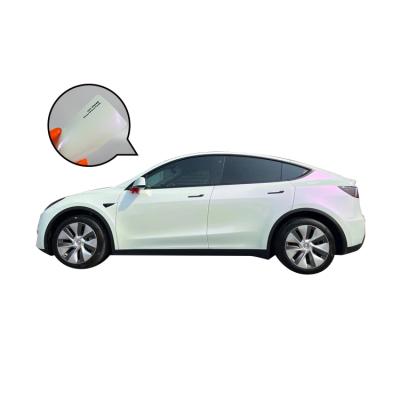 China Three Year Warranty Glossy White to Purple Papel Ahumado Para Carro Vinyl Car Wrap for Car Body Oem New Wrap for sale
