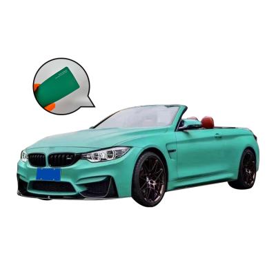 China Ultimate Flat Pine Green Car Wrapping Film Milan Color Ppf Green Car Vinyl Wrap Car Brands Stickers for sale