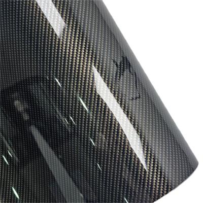 China Hot Sale PET Release Liner Black Gold Carbon Fiber Vinyl Wrapping Carbon Fiber Car Door Carbon Fiber Car Interior for sale