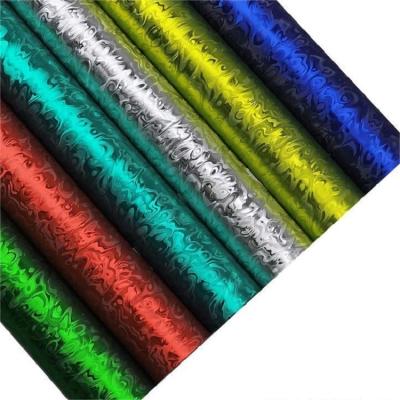 China New PET Forged Electroplating Meta Universe Ghost Metal Red Carbon Fiber Sticker Interior Rearview Mirror Film for sale