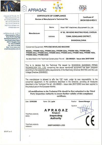 CEO - Wuxi YBT Machinery Equipment Co.,Ltd.