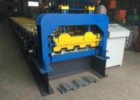 China Panel Tile  Floor Deck Roll Forming Machine / 16 Rolling Steps Metal Roll Former for sale