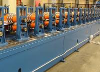 China Culvert Sheet Roll Forming Machine Track Cutting Spiral Type 4mm Thick for sale