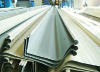 China Aluminium Downpipe Gutter Roll Forming Machines / Gutter Making Machine for sale