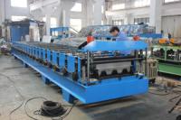 China Floor Deck Roll Forming Machine 22KW Gearbox Drive 0.6-1.8mm Thickness for sale