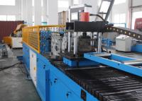 China Rolling Shutter Slats Roll Forming Machine 14 Stations 10-15m/min Hydraulic Cutting for sale