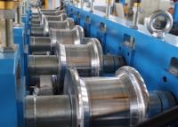 China Rolling Shutter Slats Roll Forming Machine 14 Stations 10-15m/min Hydraulic Cutting for sale