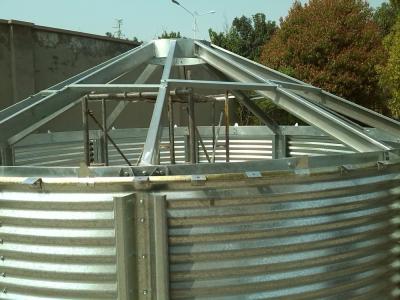 China Spiral Steel Silo Forming Machine , Automatic Silo Forming Machine For Grain Bin for sale