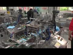 Inner Ear Loop Face Mask Production Line For Hospital , Surgical Face Mask Machine