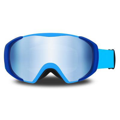 China New style ski goggles - Cross-border hot-selling model with magnetic lens, customizable colors, suitable for both men and women, double-layer anti-fog ski goggles for sale