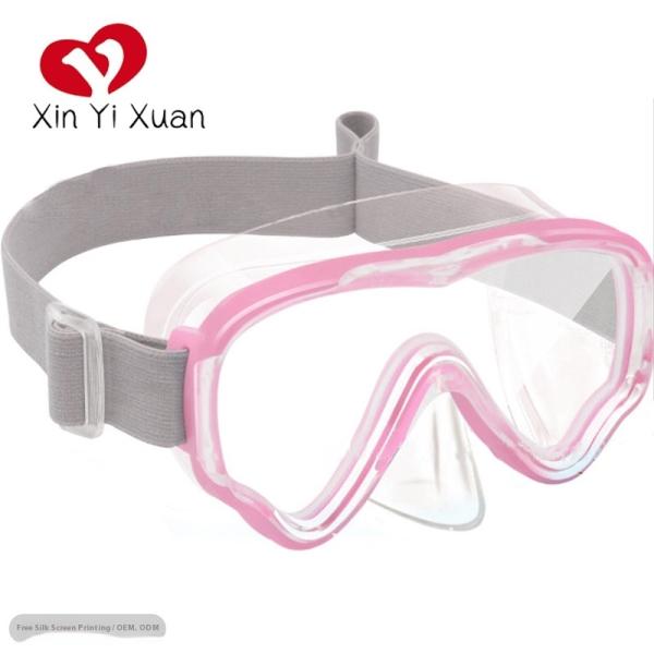 Quality Children's dry-type diving mask - Silicone floating snorkel mask - Cross-border knitted headband - Cross-border anti-fog diving glasses - Factory custom OEM/ODM waterproof goggles for sale