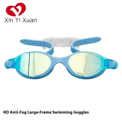 China Professional nearsighted swimming glasses for adults - large frame silicone anti-fog swimming glasses. Children's waterproof eye protection products - swimming glasses for both men and women. for sale