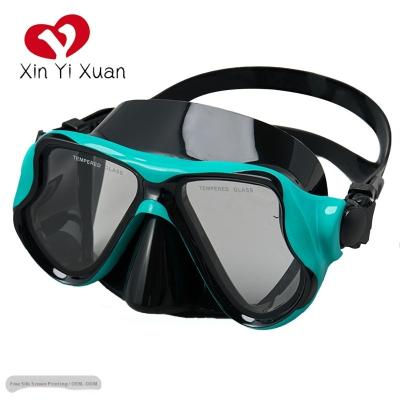 China Premium Anti-Fog Snorkeling Mask Comfortable & Leak-Proof Swim Goggles with Nose Cover for Scuba Diving, Snorkeling & Underwater Adventures-Scuba Diving Mask for Adults for sale