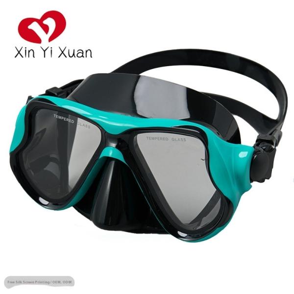 Quality Premium Anti-Fog Snorkeling Mask Comfortable & Leak-Proof Swim Goggles with Nose Cover for Scuba Diving, Snorkeling & Underwater Adventures-Scuba Diving Mask for Adults for sale