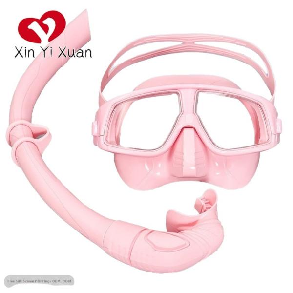 Quality Cross-border snorkeling set, adult nearsighted diving glasses, wet breathing tube, factory customized ODM/OEM, waterproof and anti-fog snorkeling mask for sale