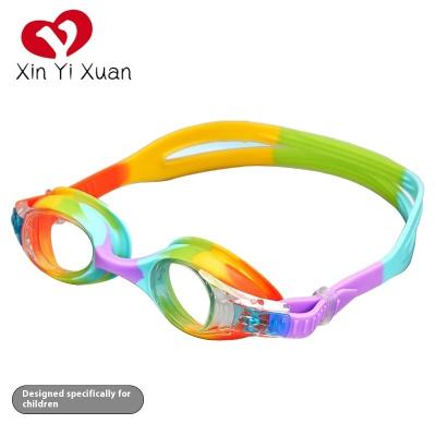 China New Model Children's Swimming Goggles, Silicone Integrated Double Head, Casual & Competition Style, Waterproof Anti-Fog Racing Swim Goggles for Water Sports for sale