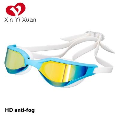 China Adult Silicone Swimming Goggles, New Style Unisex Anti-Fog Swim Glasses, Amazon Hot Selling, Factory Customizable for sale