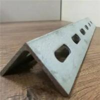 China 5-10mm Hole Diameter Perforated Galvanized Steel Angle Iron 30-100mm Width Custom Length for sale