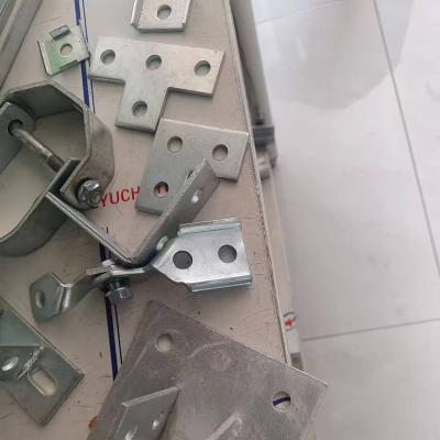 Китай Индивидуальные аксессуары для кабельных лотков на заводе, электрические, перфорированные, из нержавеющей стали, горячего цинкования для промышленной прокладки кабелей продается