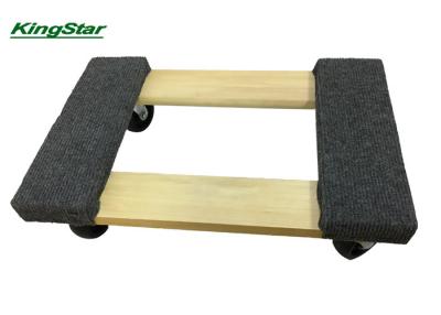 China Open Hardwood Deck 4 Wheel Moving Dolly , 800 Lb Wood Moving Dolly To Carry Stuff for sale