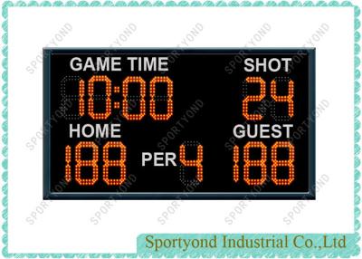 China Indoor Outdoor Basketball LED Scoreboard With Internal 24 Seconds for sale