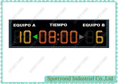 China Wireless LED Digital Scoreboard with time display for sale