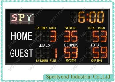 China LED Electronic Scoreboard For Australian Soccer sports for sale