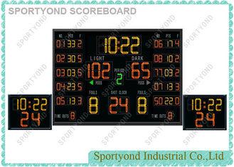 China Play Timer Electronic Basketball Scoreboard , Wireless Basketball Shot Clocks for sale