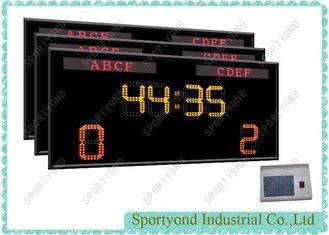 China Single Sided Football Electronic Score Boards With Team Name And Timer for sale
