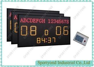 China High School Electronic Football Scoreboard With Team Name And Clock , 180cm x 95cm for sale