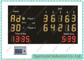China Shock Resistance Electronic Tennis Scoreboard Tennis Courts Score Cards for sale