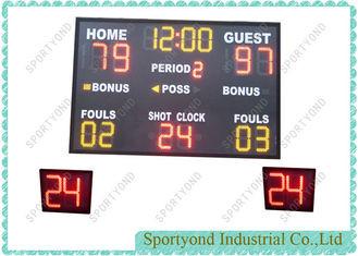 China Large Basketball Electronic Scoreboard with Basketball Sporting Shot Clocks for sale